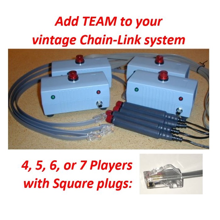 Add TEAM to your Chain-Link System (4/5/6/7 players) - BuzzerSystems